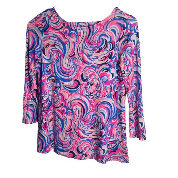 Lilly Pulitzer | Tops | Lilly Pulitzer Ophelia Top Womens Xxs Raz Berry ...